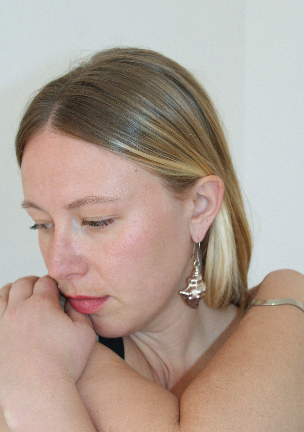 Vintage Spiral Shell Earrings – Takara Design